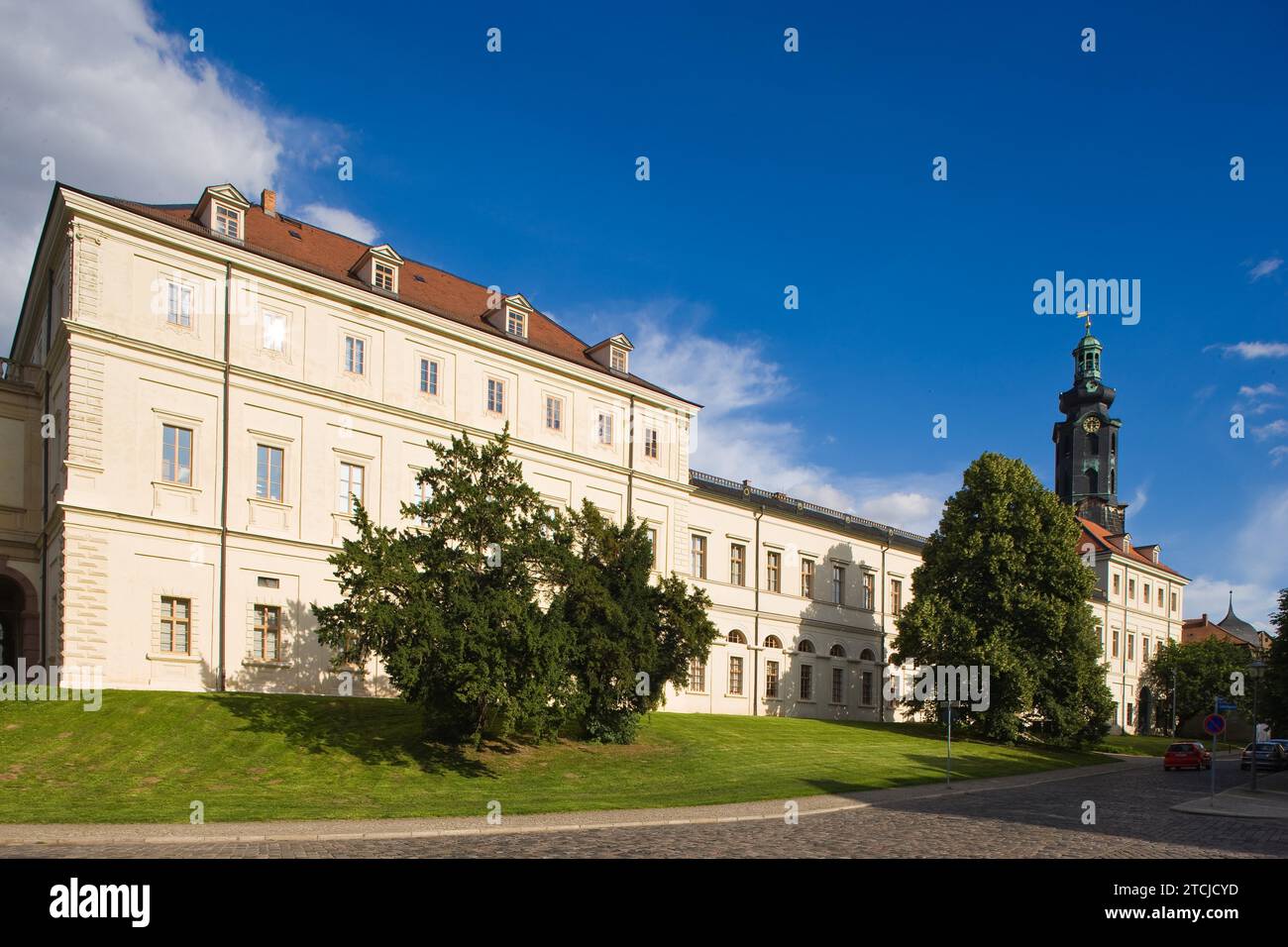 Weimar Residence Palace with Hausmannsturm, Bastille Stock Photo - Alamy