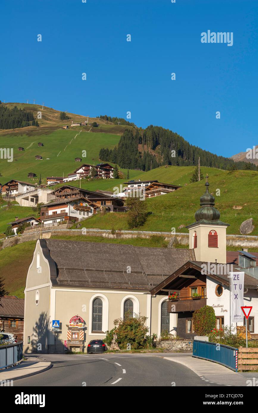 Vorderlanersbach, Tux valley, Tux, Zillertal Alps, alpine mountain ...