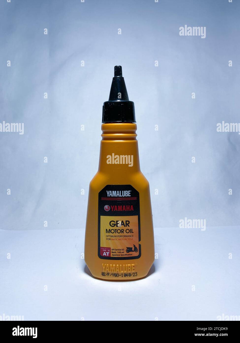 Surakarta, Indonesia - November 20, 2023 : Yamaha Yamalube gear motor ...