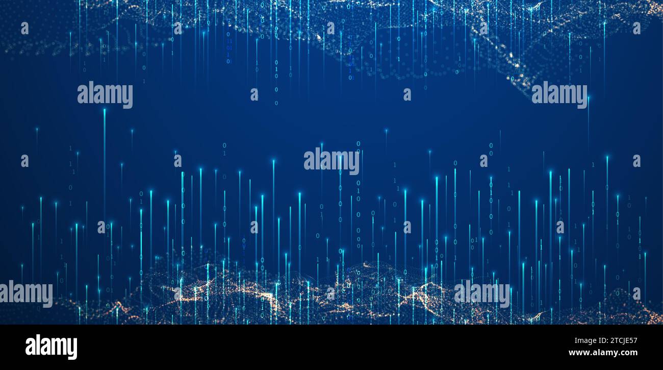 Information data technology background. Hand drawn vector Stock Vector ...