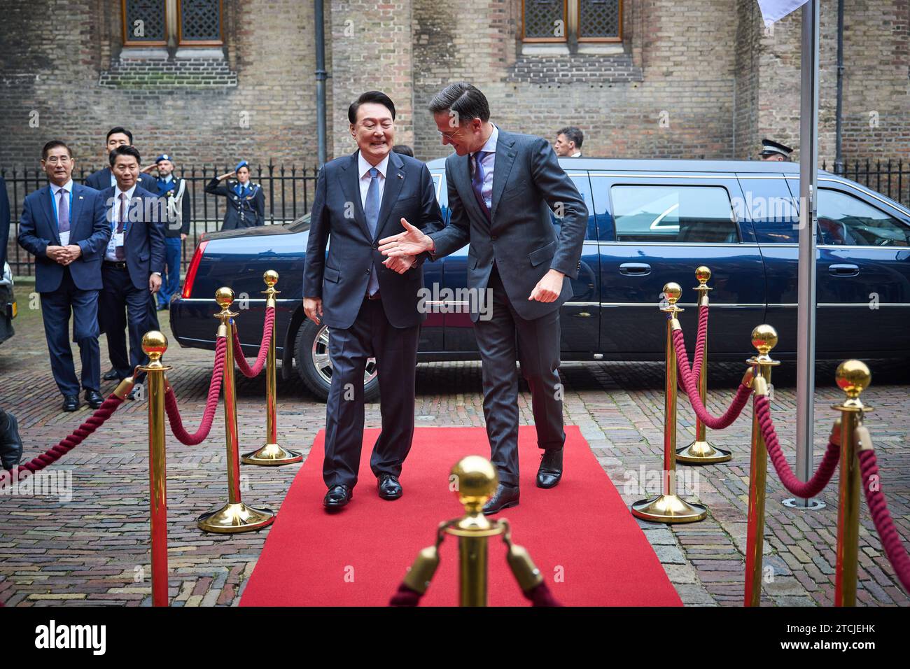 The Hague, Netherlands. 13th Dec, 2023. Outgoing Prime Minister Mark ...