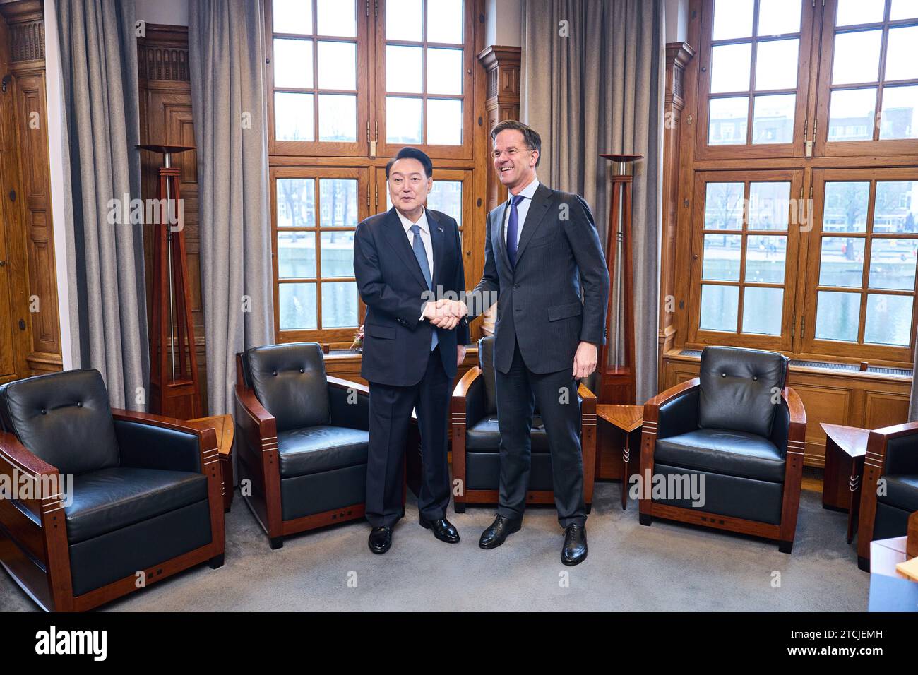 The Hague, Netherlands. 13th Dec, 2023. Outgoing Prime Minister Mark ...