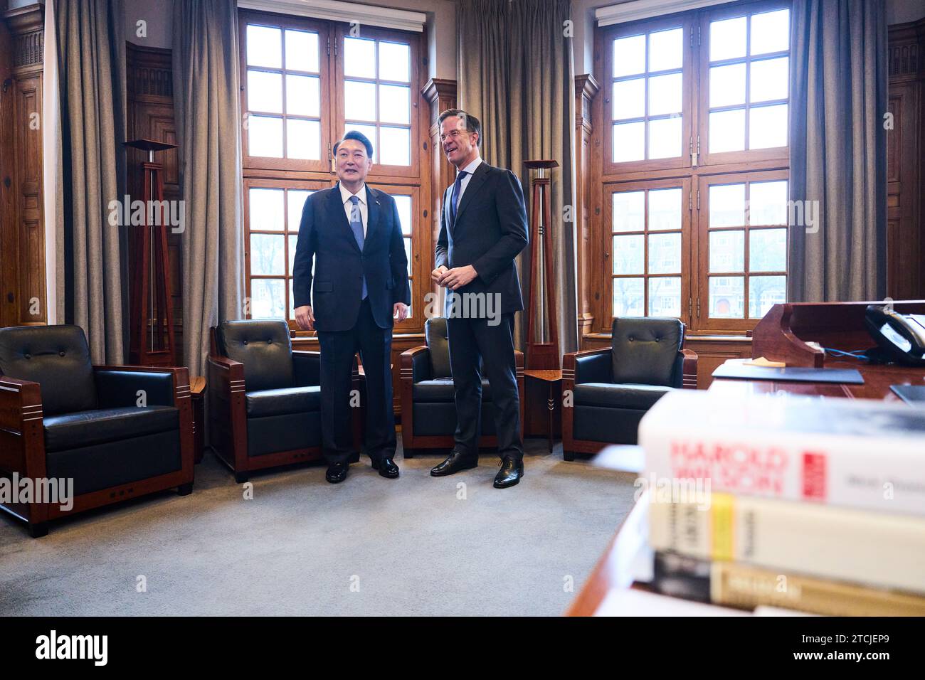 The Hague, Netherlands. 13th Dec, 2023. Outgoing Prime Minister Mark ...