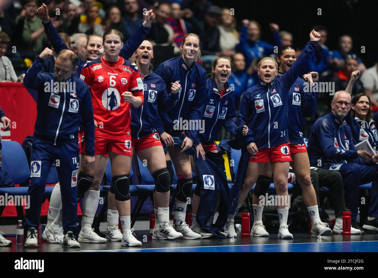 Norwegian women's handball team hi-res stock photography and images - Alamy