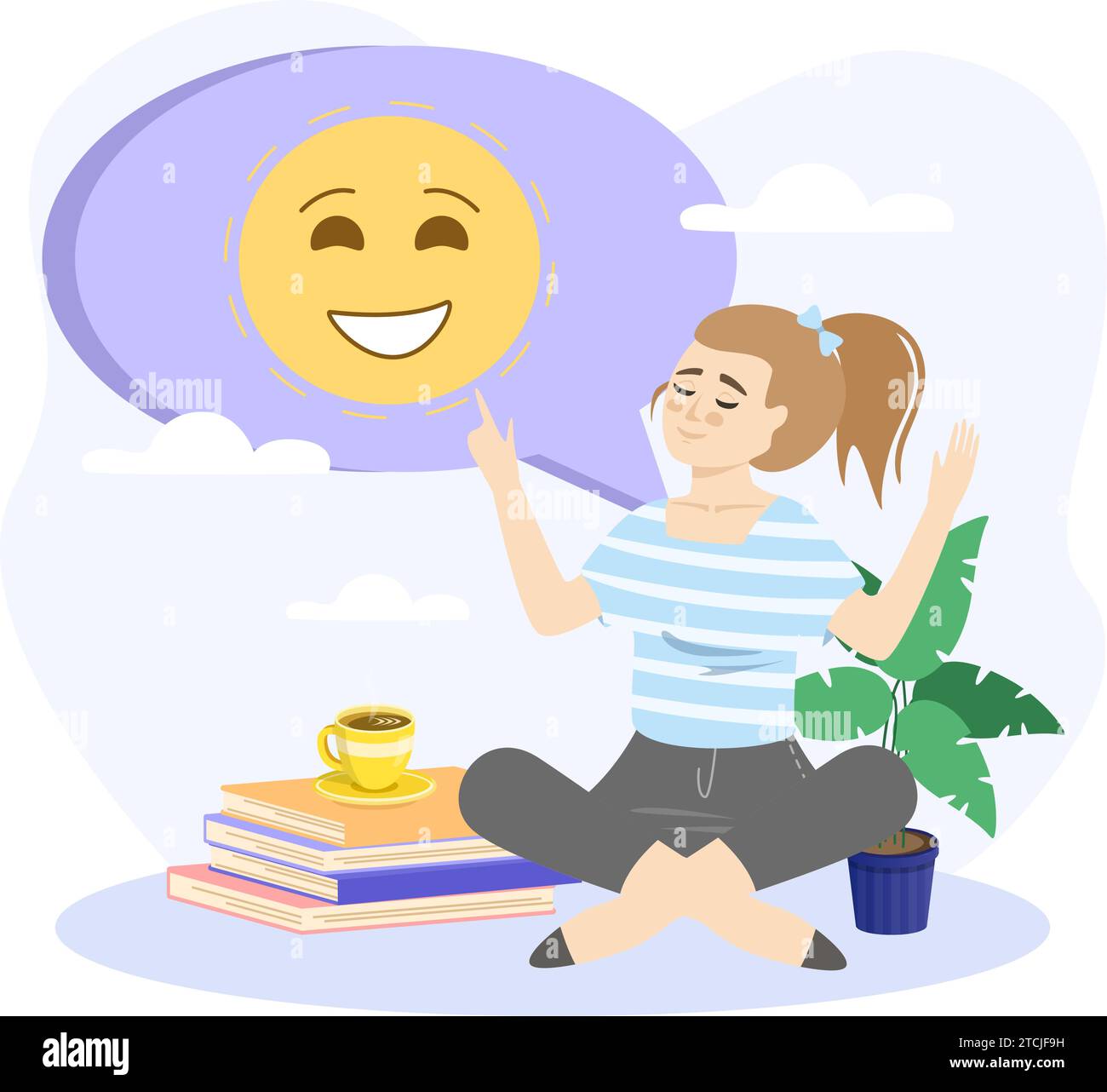 Optimism cartoon hi-res stock photography and images - Alamy