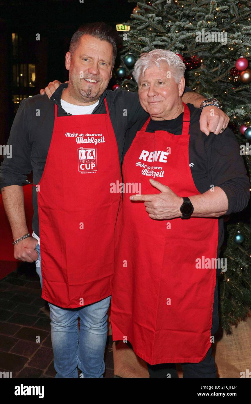 Mike Süsser und Carsten Marek bei der Charity-Weihnachtsfeier für ...