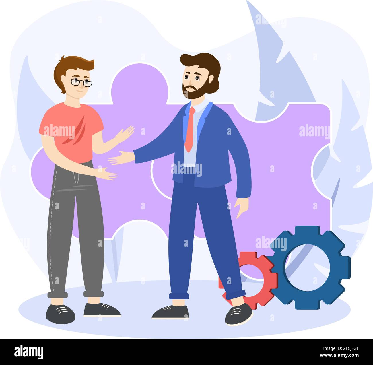 Integrity illustration. Business transparency concept with honest ...