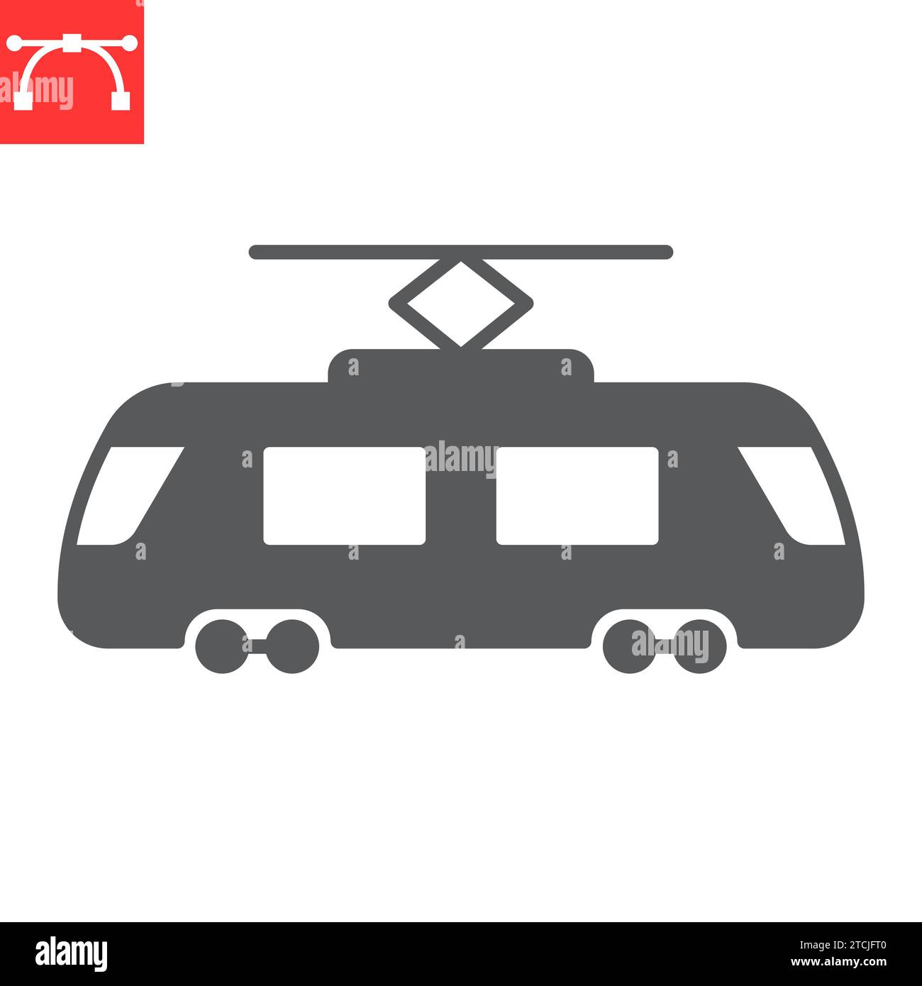 Old tram stop sign Stock Vector Images - Alamy