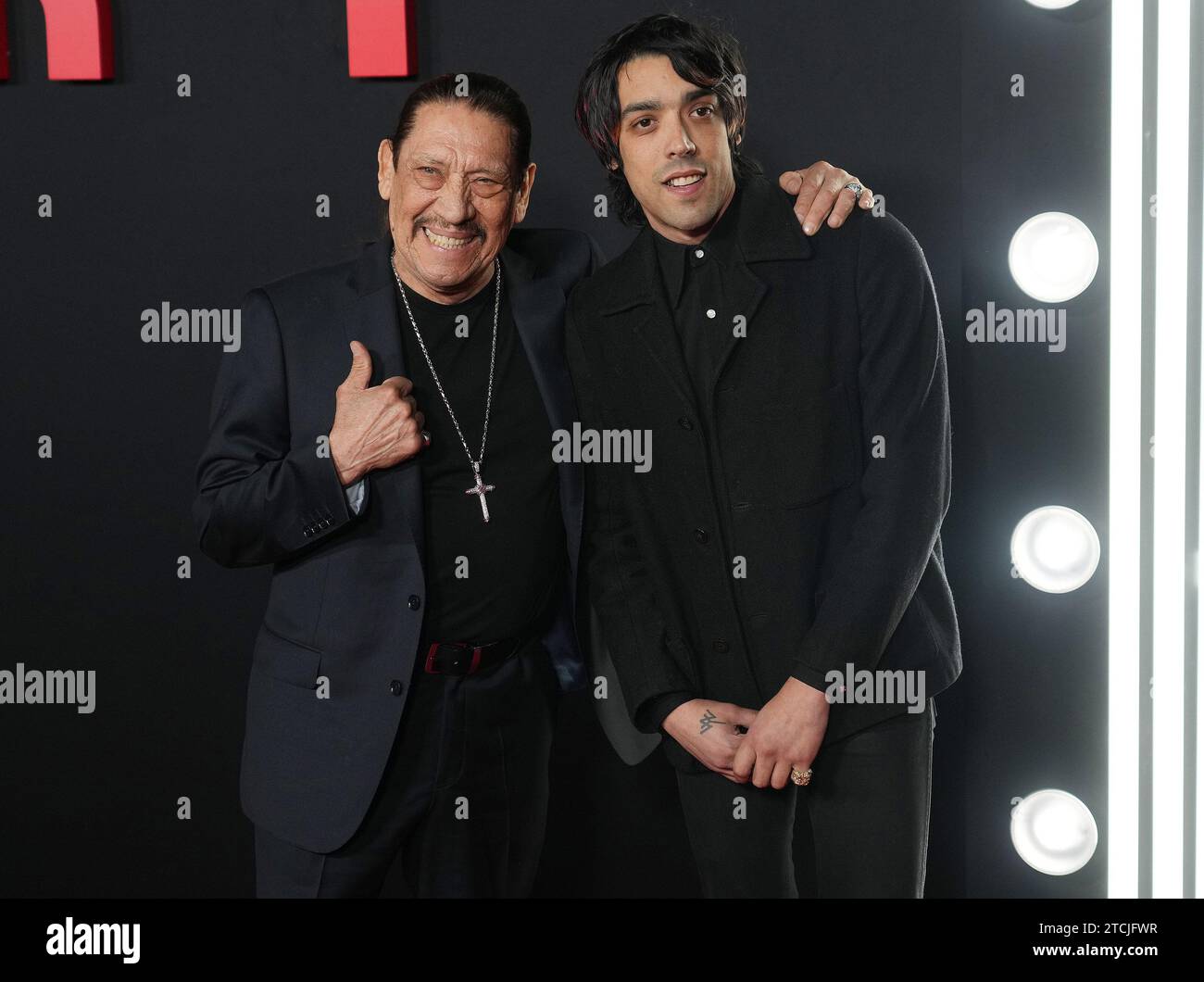 Los Angeles, USA. 12th Dec, 2023. (L-R) Danny Trejo and Gilbert Trejo ...