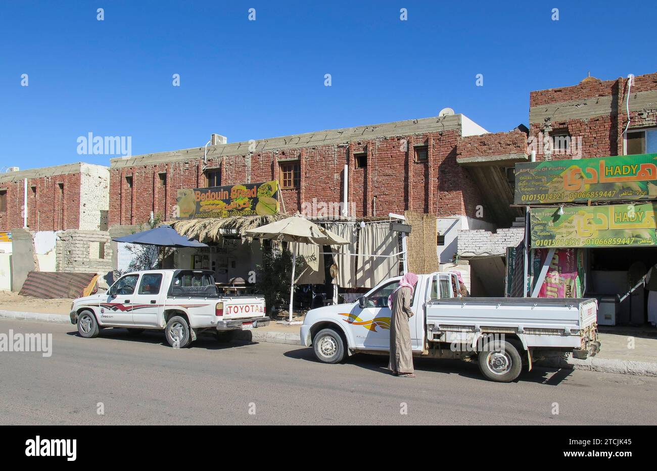 Straßenszene, Peace Road, Ortsteil Al Asalh, Dahab, Sinai, Ägypten ...