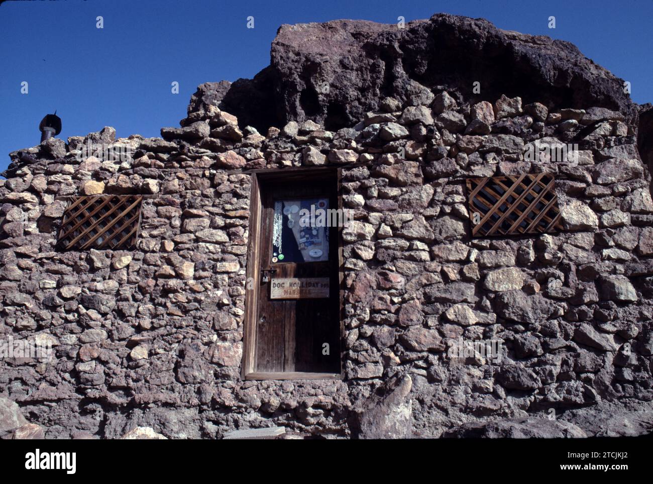 Calico, CA., U.S.A. 4/1984. Calico is a ghost town and former mining ...