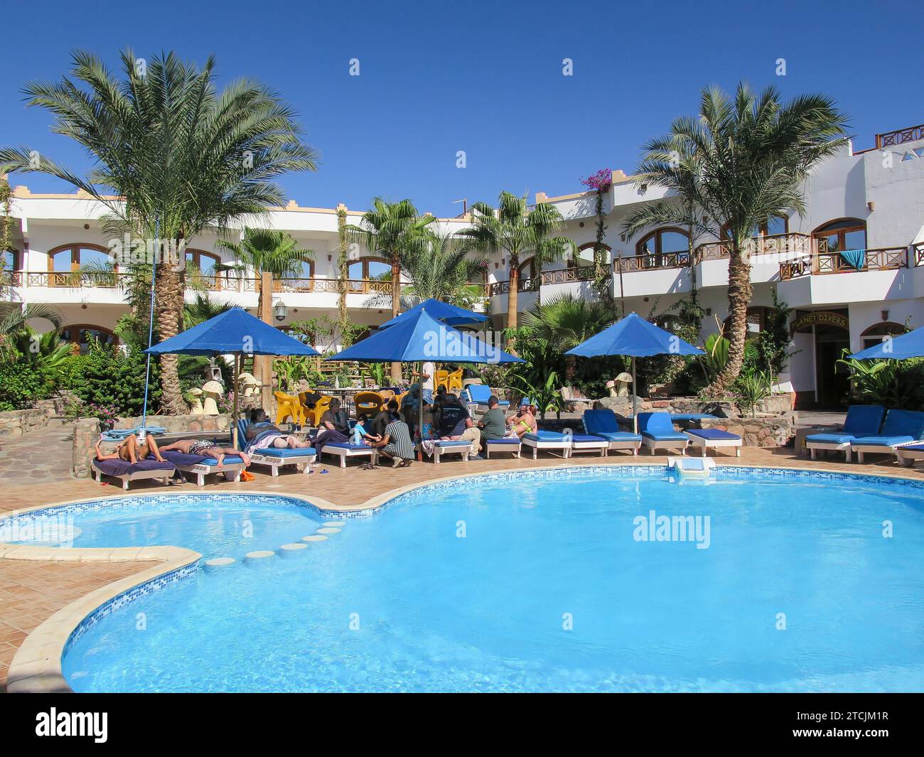 Swimmingpool im Planet Oasis Resort und Dive-Center, Dahab, Sinai ...