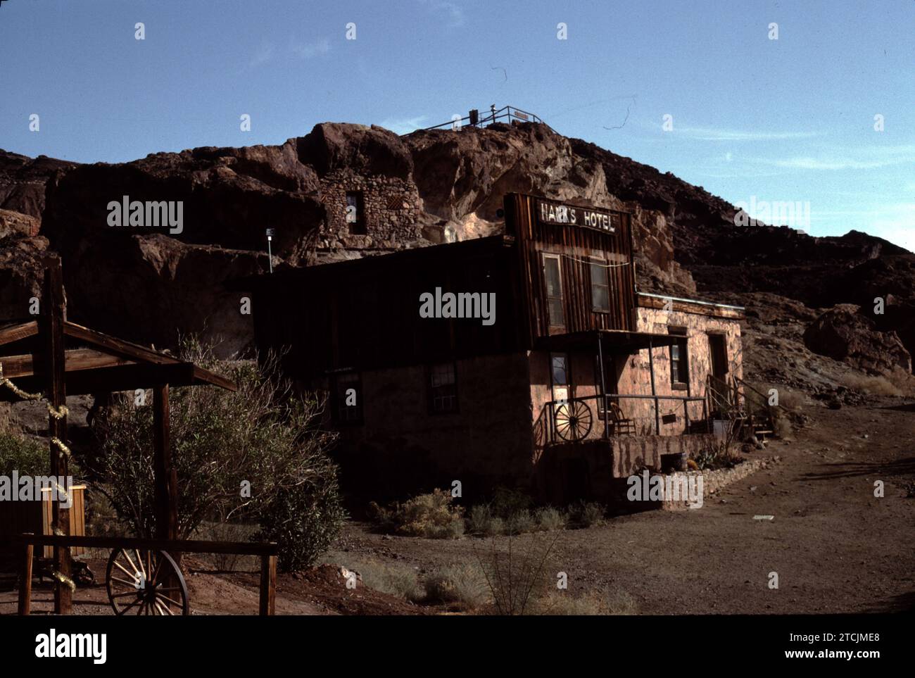 Calico, CA., U.S.A. 4/1984. Calico is a ghost town and former mining ...
