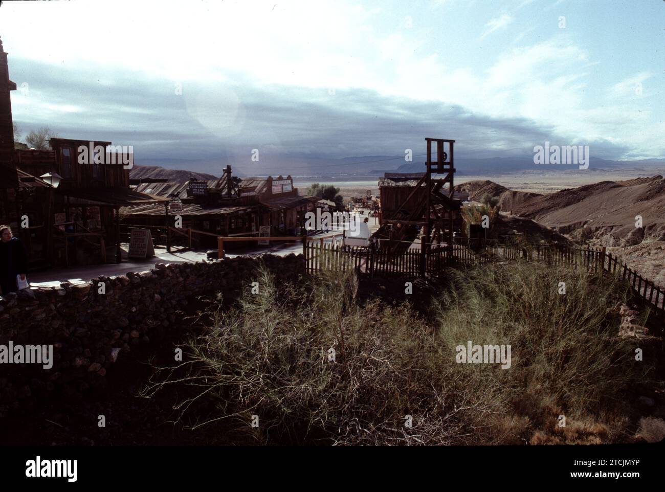 Calico, CA., U.S.A. 4/1984. Calico is a ghost town and former mining ...