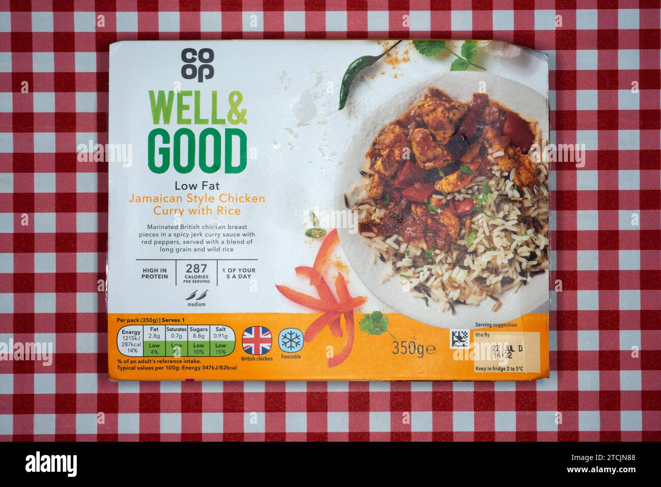 Coop Well and Good low fat ready meal Stock Photo - Alamy
