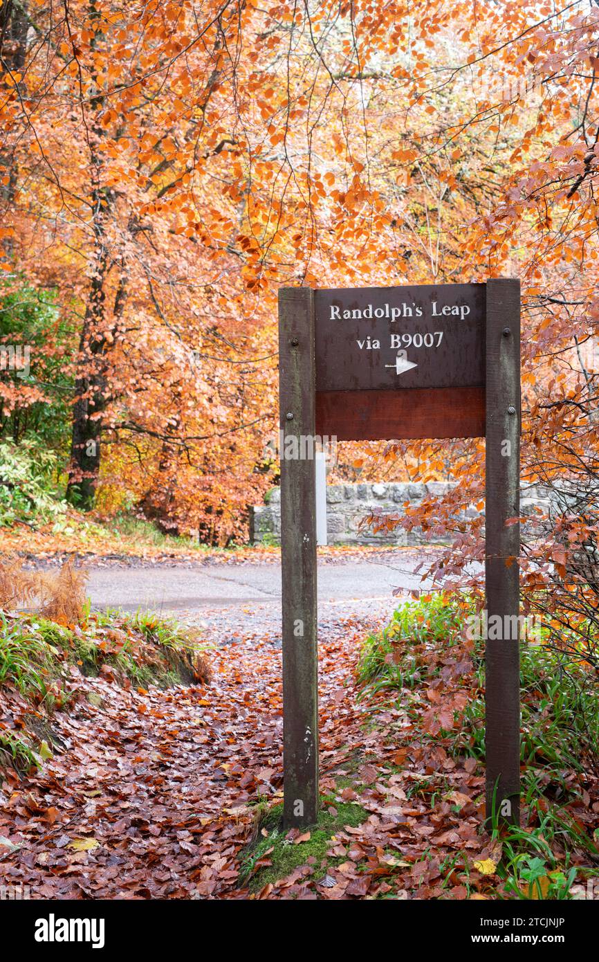 Randolphs leap sign hi-res stock photography and images - Alamy