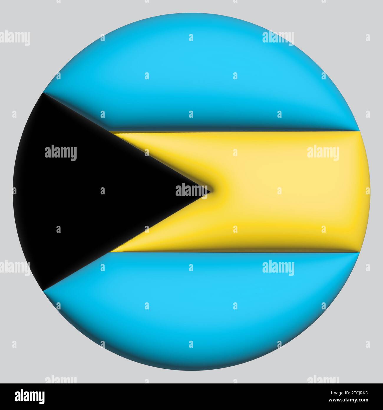 3D Flag of Bahamas on a avatar circle background Stock Photo - Alamy