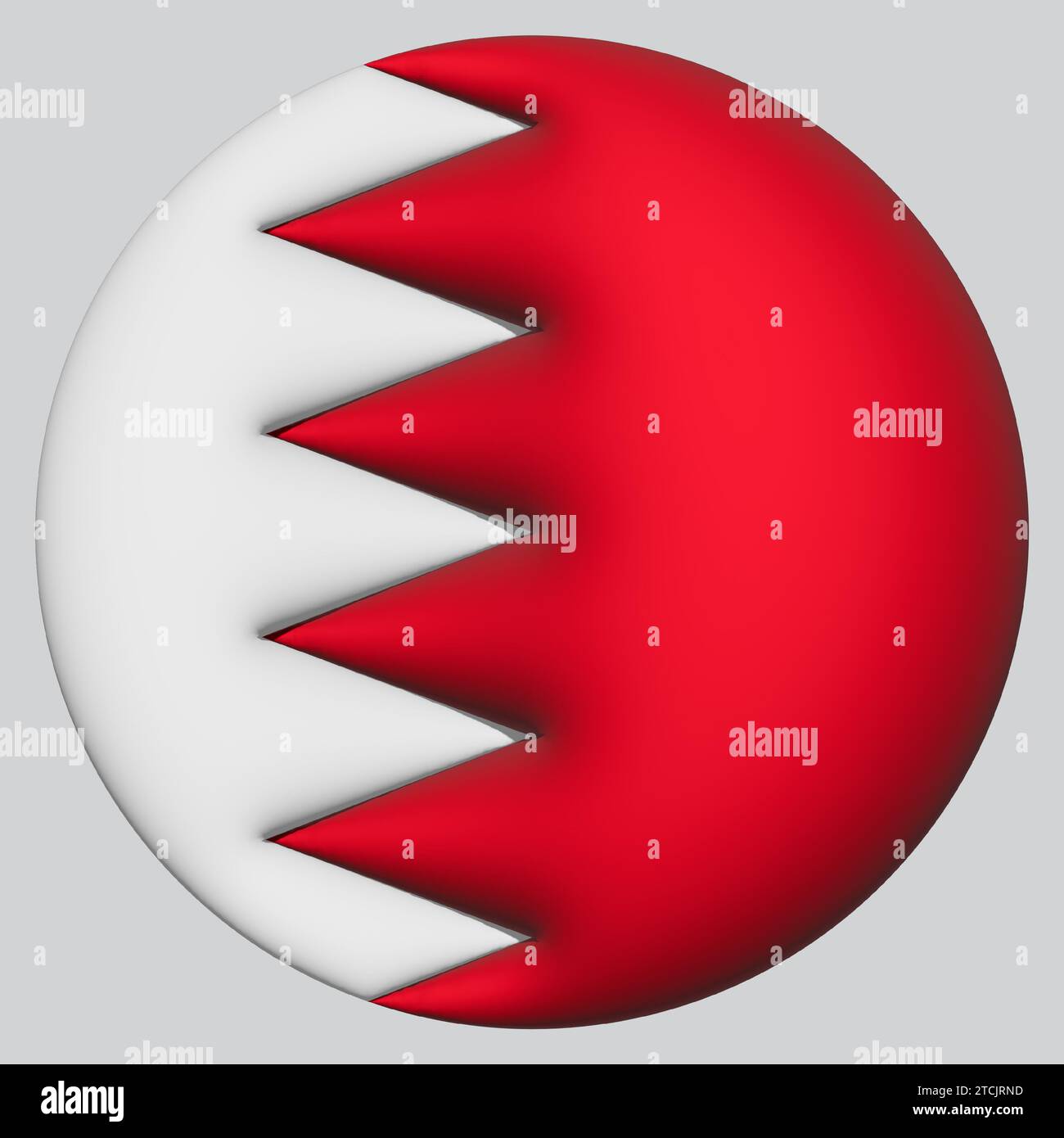 3D Flag of Bahrain on a avatar circle background Stock Photo - Alamy