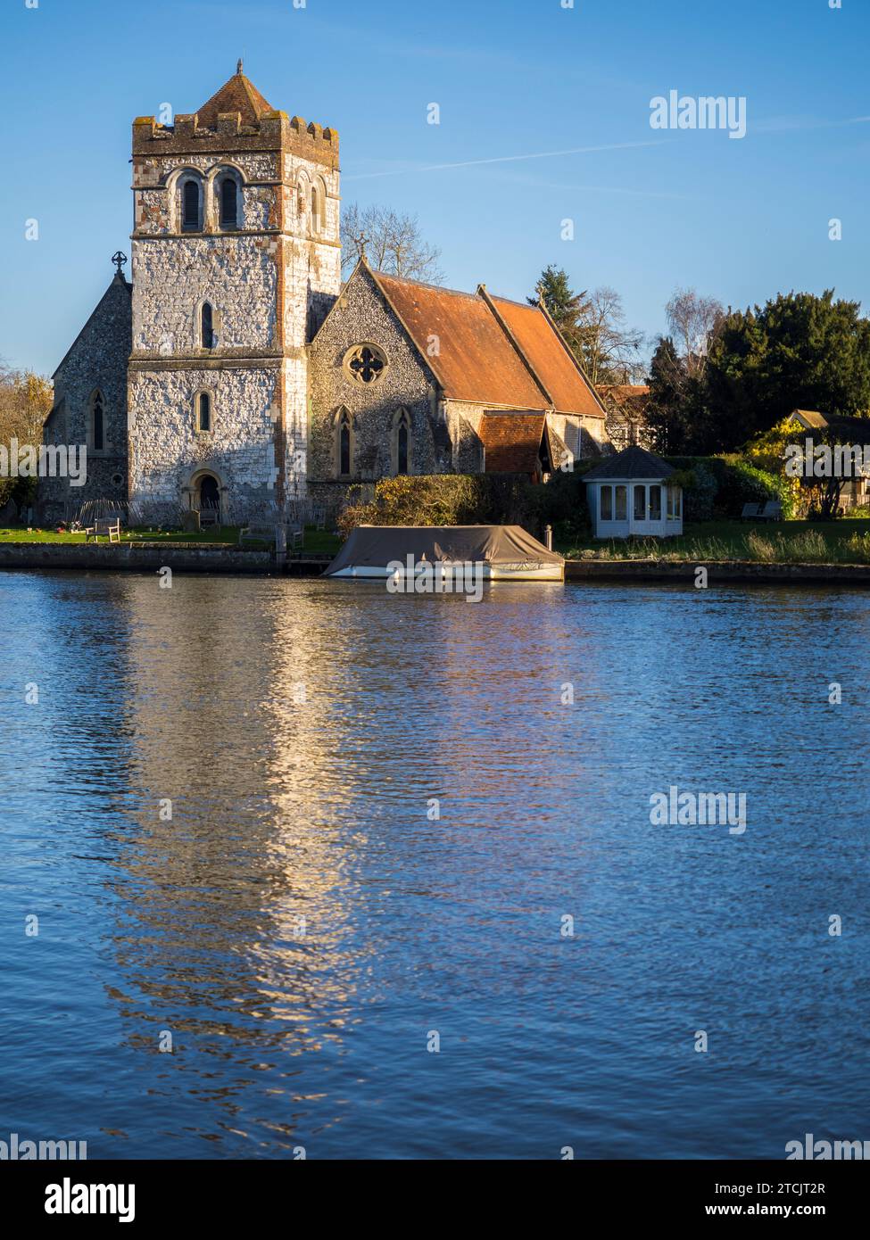 Bisham Church, River Thames, Berkshire, England, UK, GB Stock Photo - Alamy
