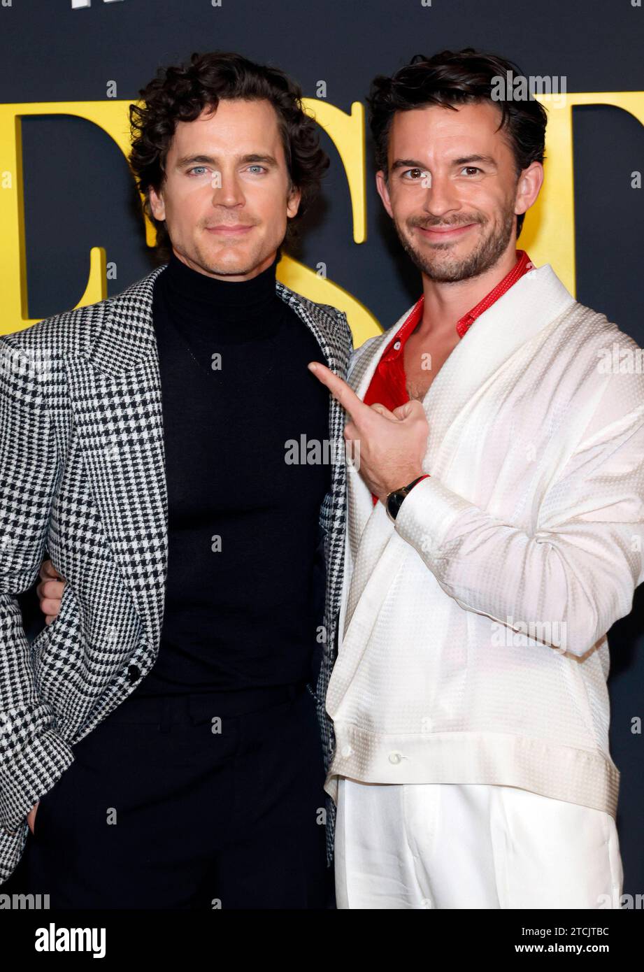 LOS ANGELES, CA -DECEMBER 12: Matt Bomer, Jonathan Bailey at the LA ...