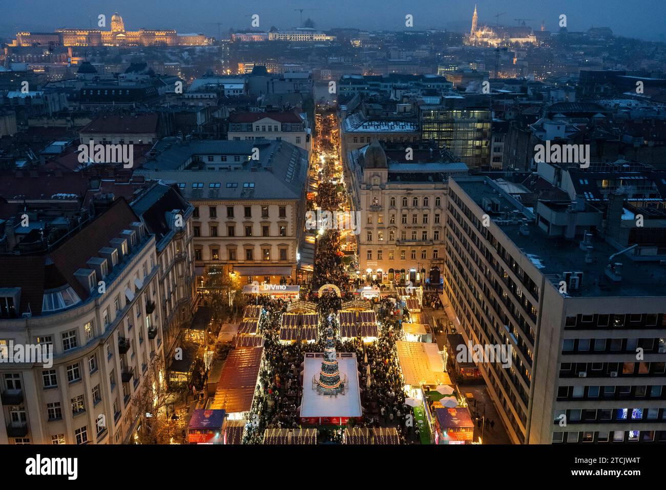 An aerial view of the Advent Bazilika, one of Europe's most famous ...