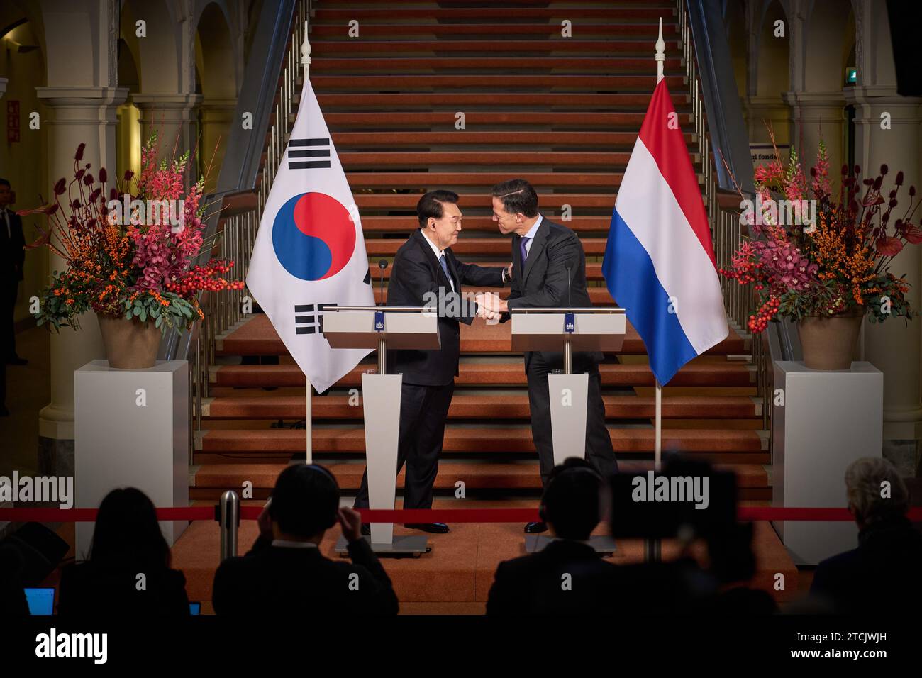 The Hague, Netherlands. 13th Dec, 2023. Outgoing Prime Minister Mark ...