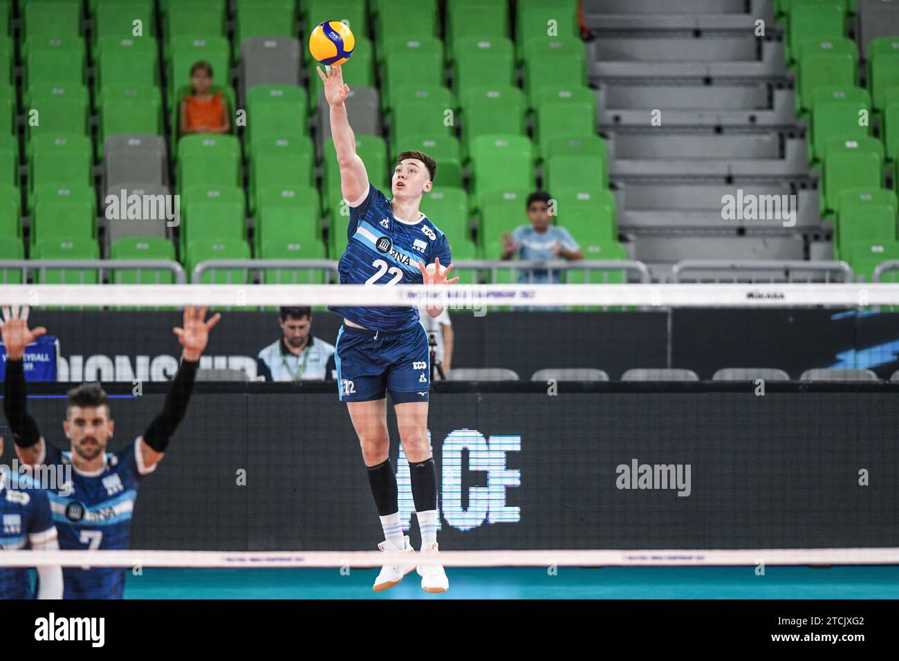 Nicolas Zerba (Argentina). Volleyball World Championship 2022 Stock ...