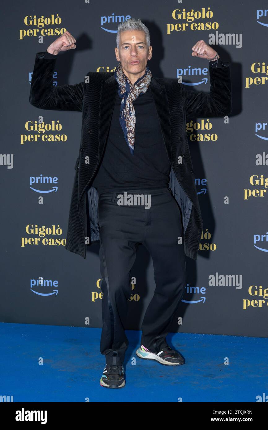 The Italian actor Giovanni Vernia during the photocall for the ...