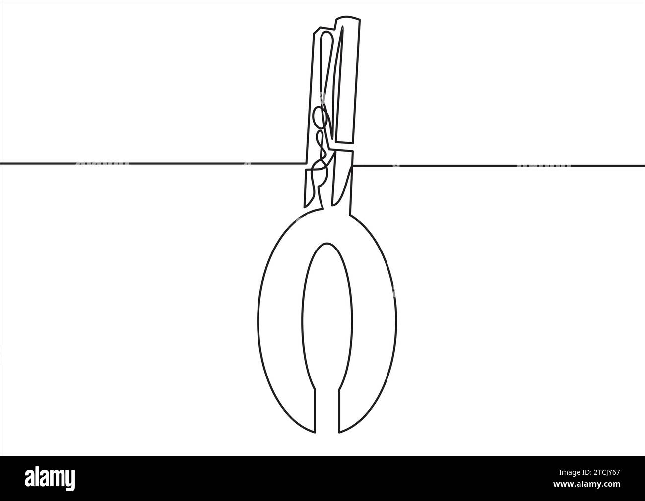 Food clothes peg Stock Vector Images - Alamy