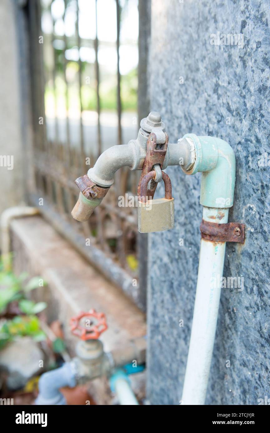 Locked tap hi-res stock photography and images - Alamy