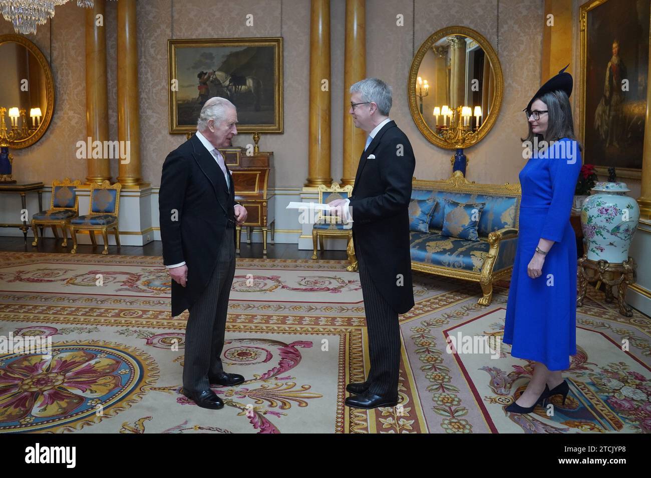 The Ambassador of Sweden, Stefan Gullgren, accompanied by Alla Logova ...