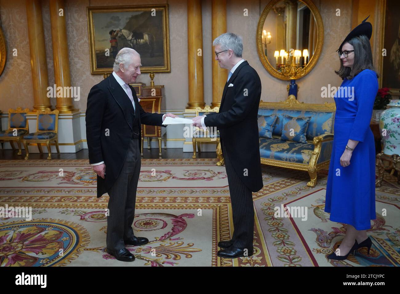 The Ambassador of Sweden, Stefan Gullgren, accompanied by Alla Logova ...