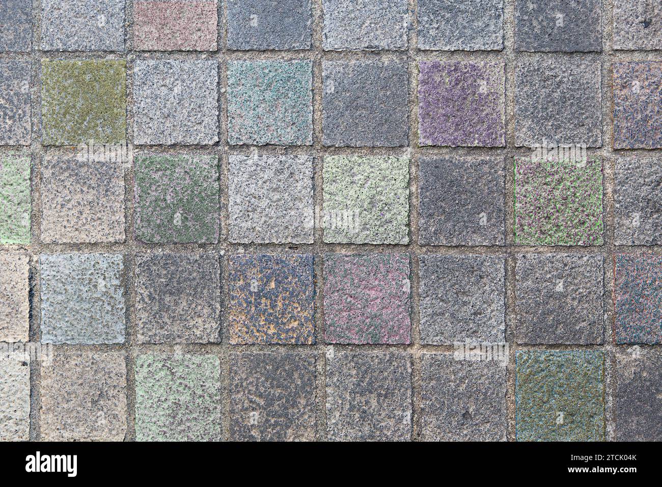 Outdoor stone block tile floor background and texture pattern Stock ...