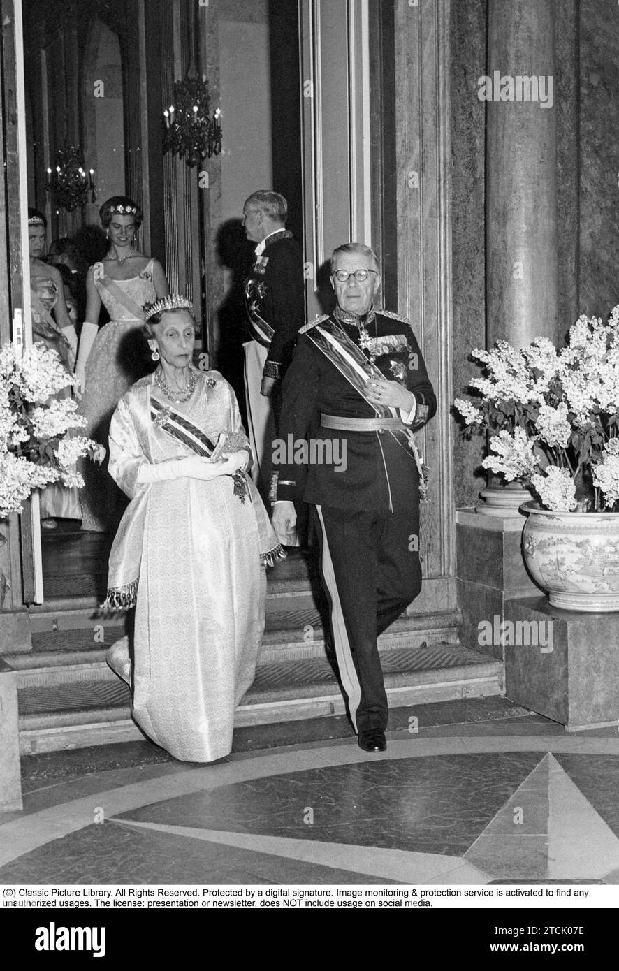 Gustaf VI Adolf, 1882-1973, King of Sweden from 1950 until his death ...
