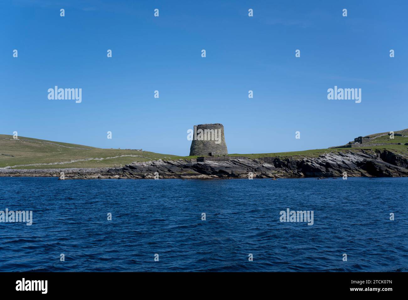 Broch of Mousa on Mousa Island, Shetland, Scotland, UK Stock Photo - Alamy