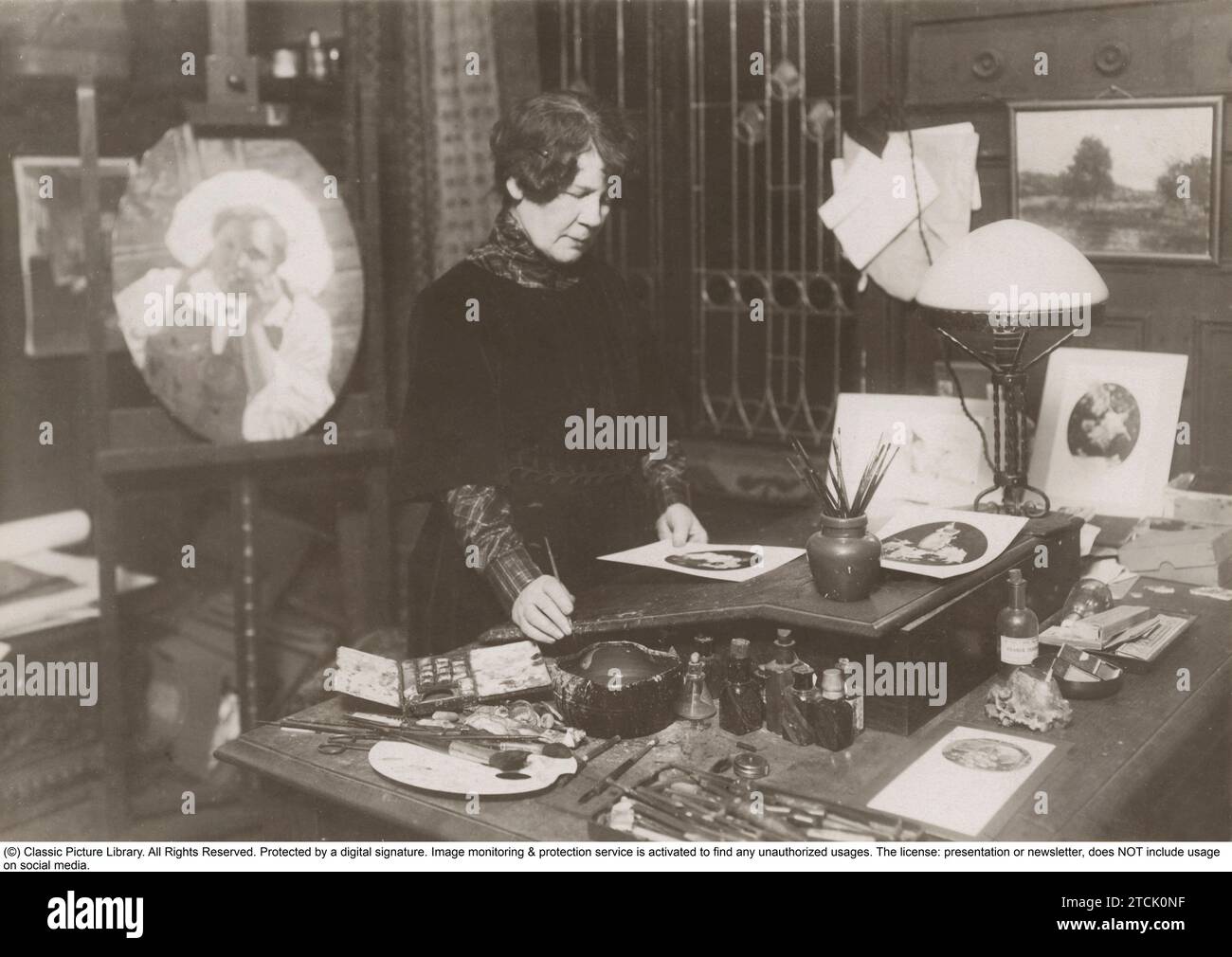 Jenny Eugenia Nyström Born 13 June 1854 in Kalmar, Sweden – 17 January 1946 in Stockholm. She ...