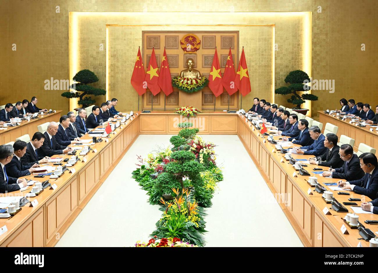 Hanoi, Vietnam. 13th Dec, 2023. Xi Jinping, general secretary of the ...