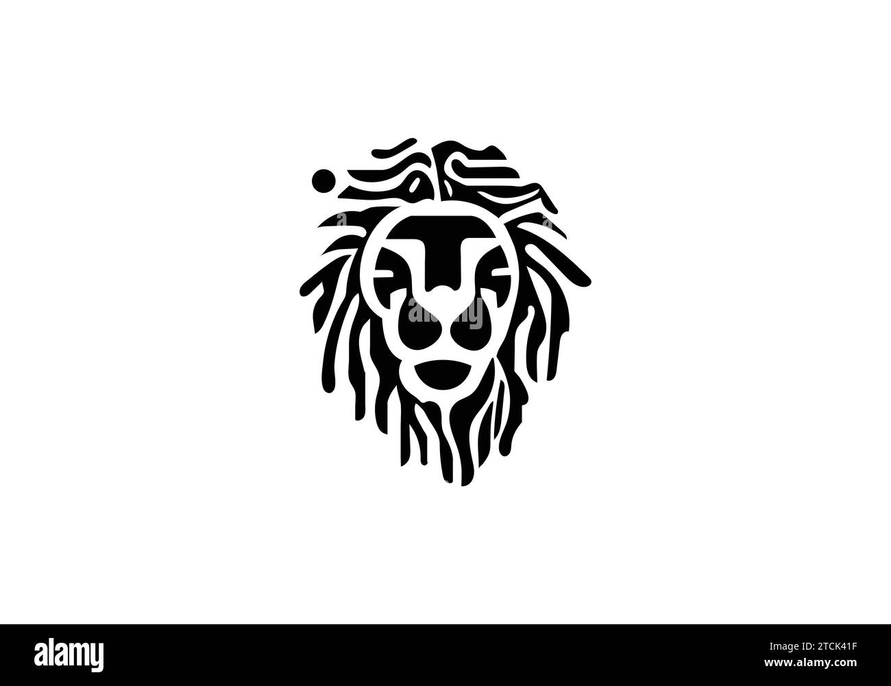 lion minimal stylish icon illustration design Stock Vector Image & Art ...