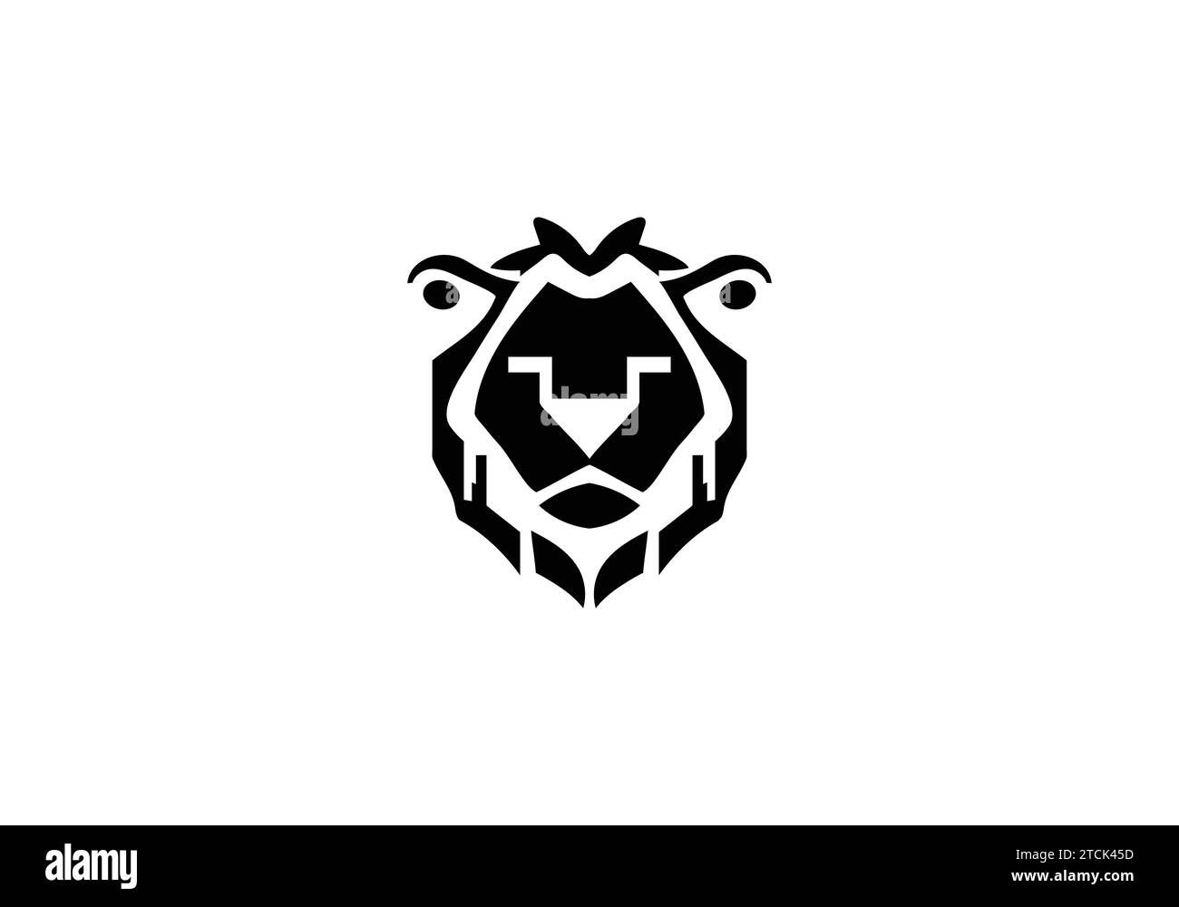 lion minimal stylish icon illustration design Stock Vector Image & Art ...