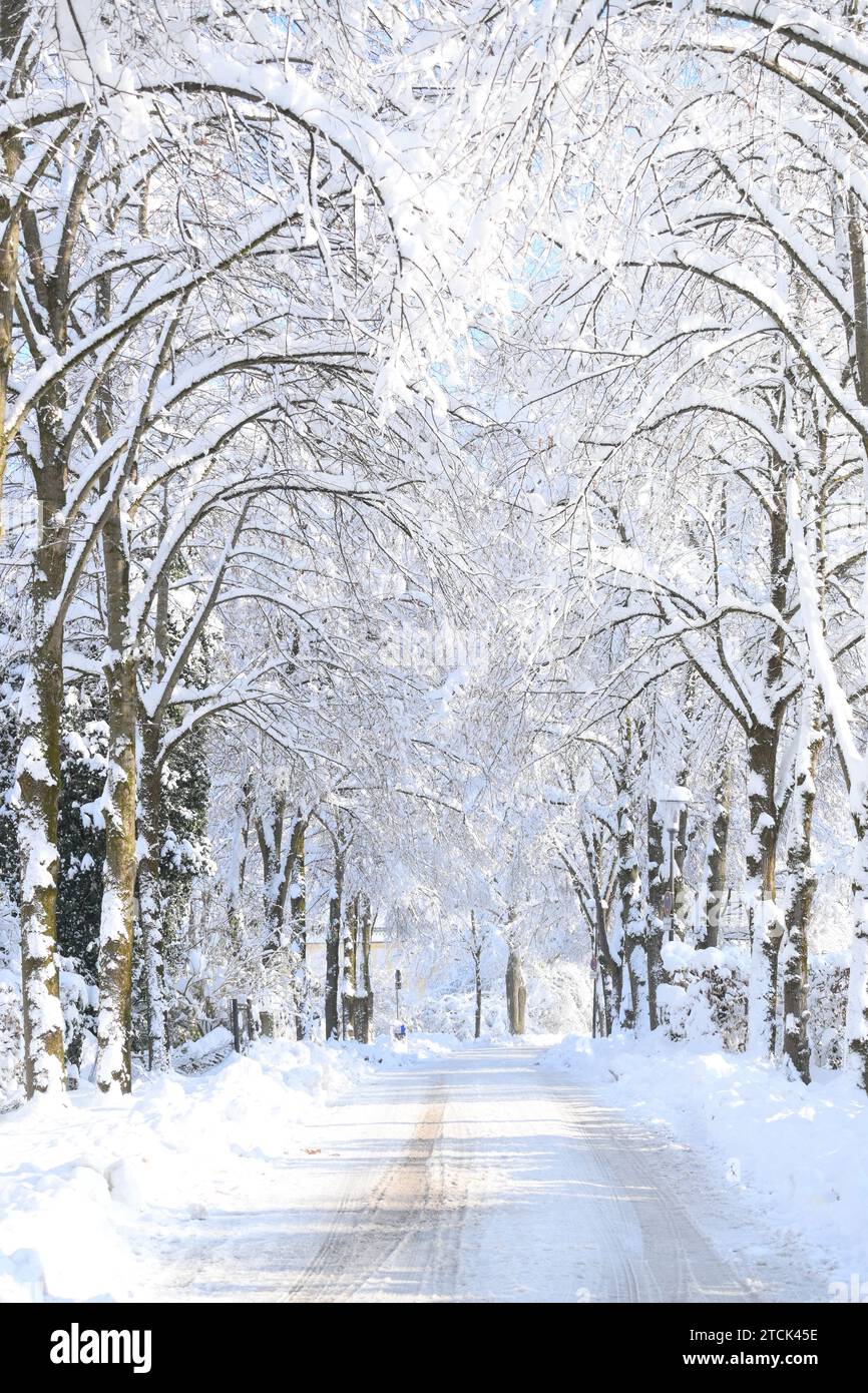 ''Photo of snowfall in Germany 2023'' Stock Photo - Alamy