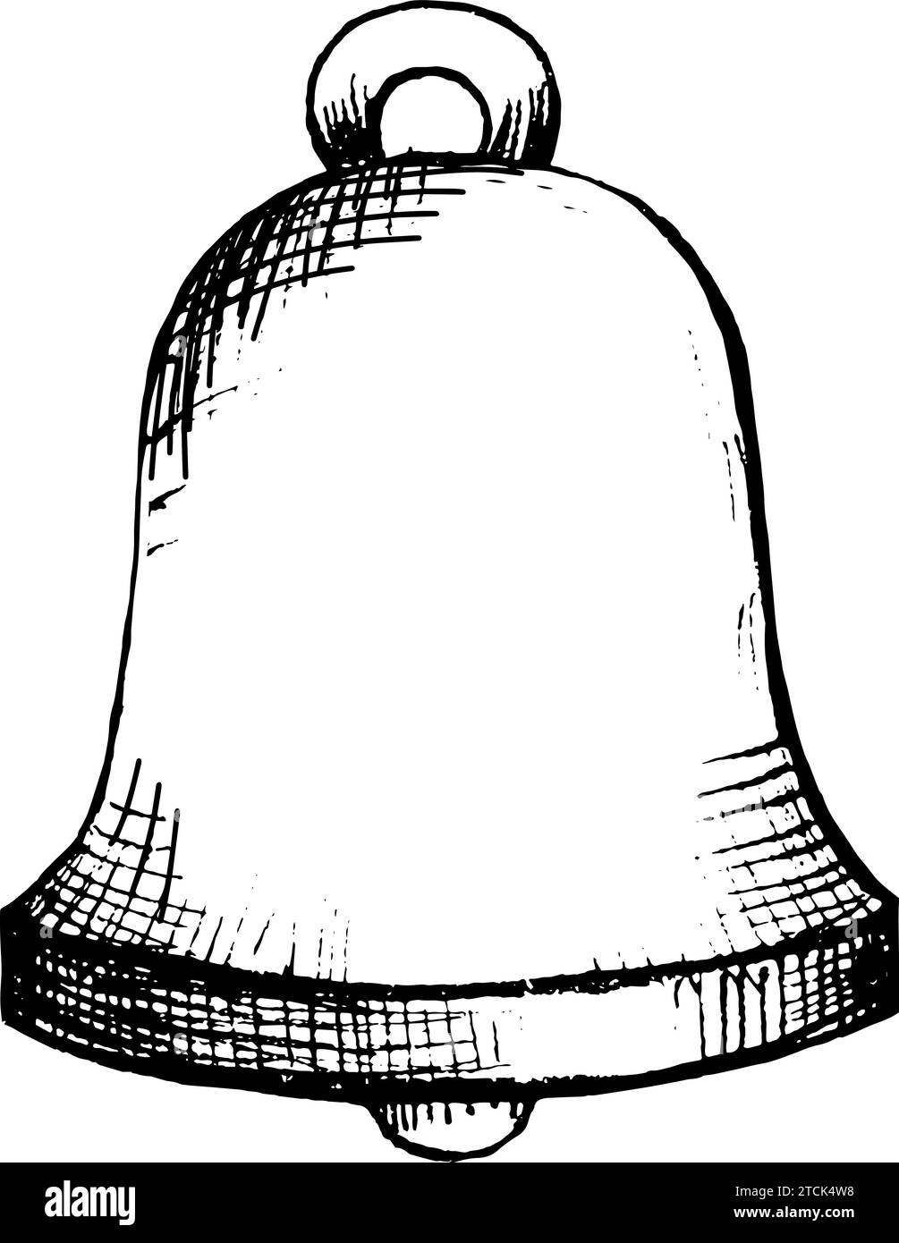 Vector illustration of a Christmas tree toy for the New Year. Hand ...