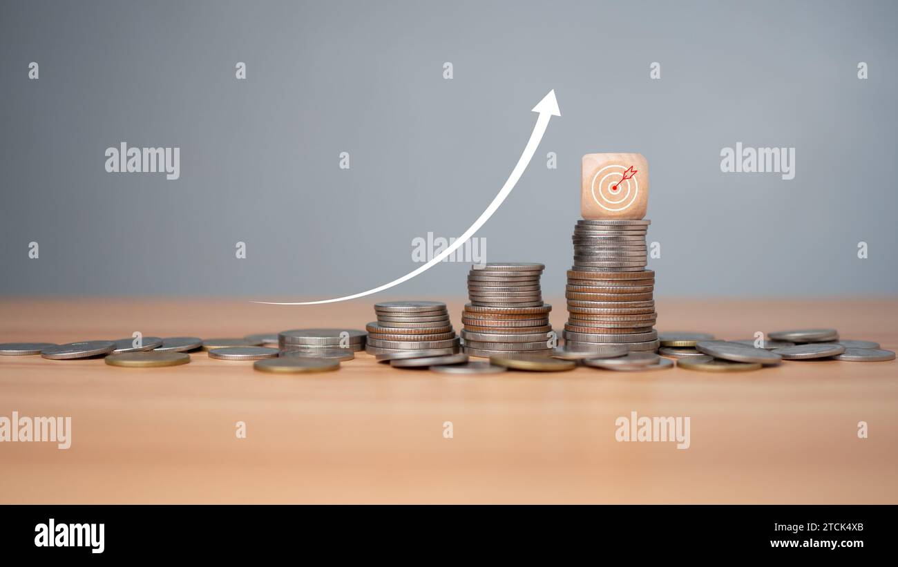 Inflation concept, white graph arrow, world economics, and inflation ...