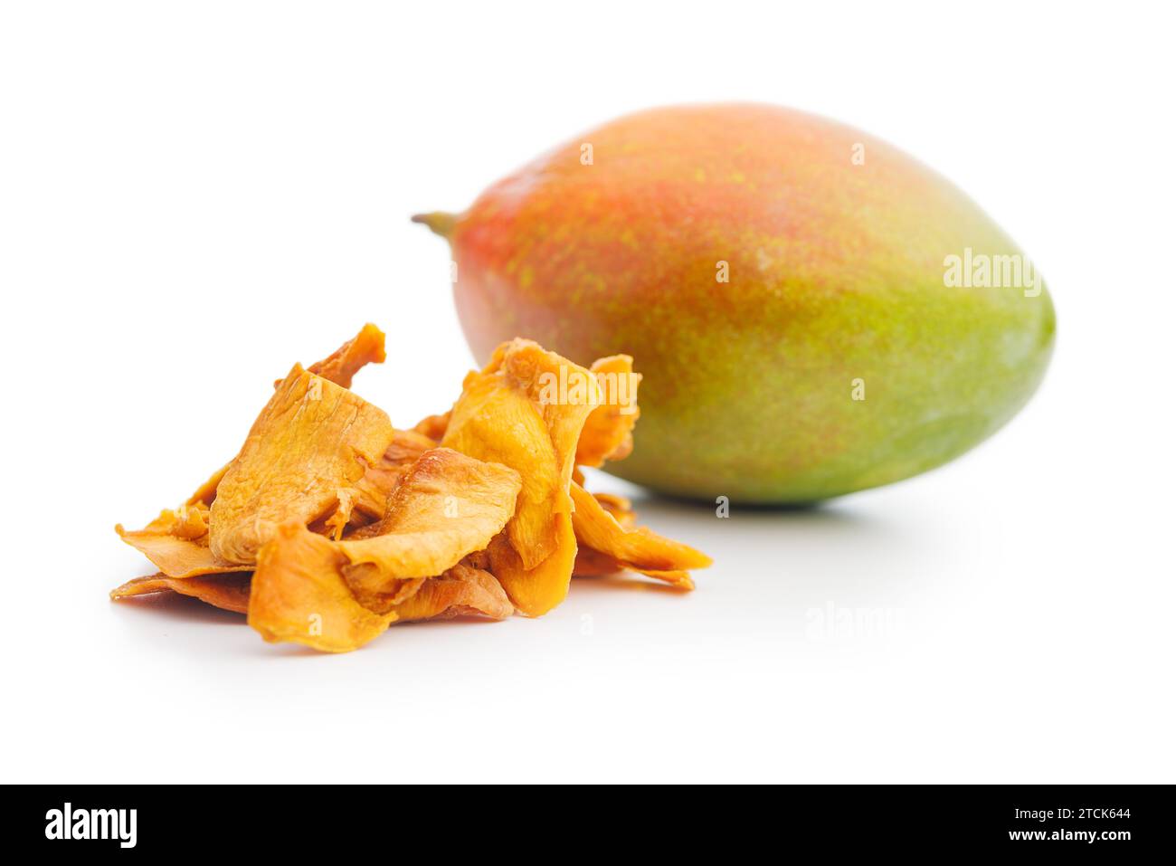 Dried mango fruit isolated on the white background Stock Photo - Alamy