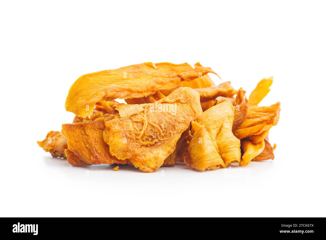 Dried mango fruit isolated on the white background Stock Photo - Alamy