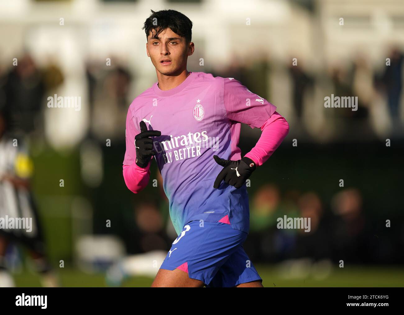 AC Milan's Alessandro Bonomi during the UEFA Youth League, Group F ...
