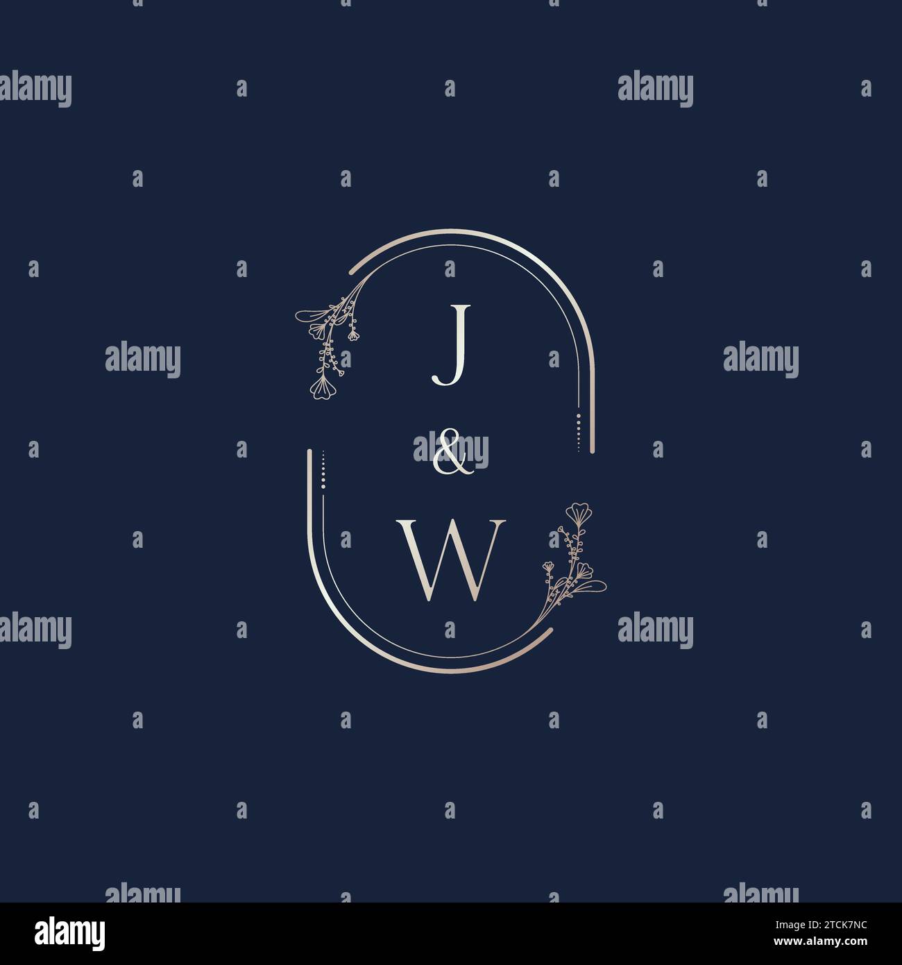 Jw letters Stock Vector Images - Alamy