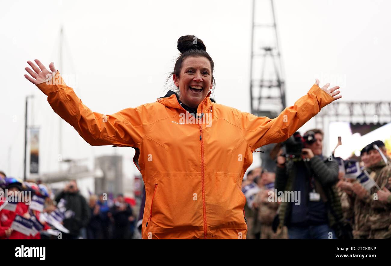 Emma Webb arrives at the London International Horse Show at ExCel ...