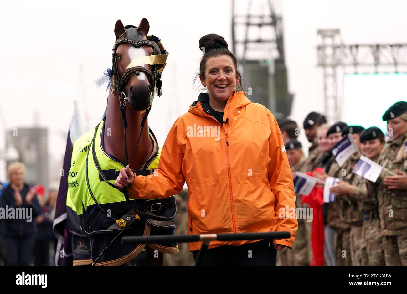 Emma Webb arrives at the London International Horse Show at ExCel ...