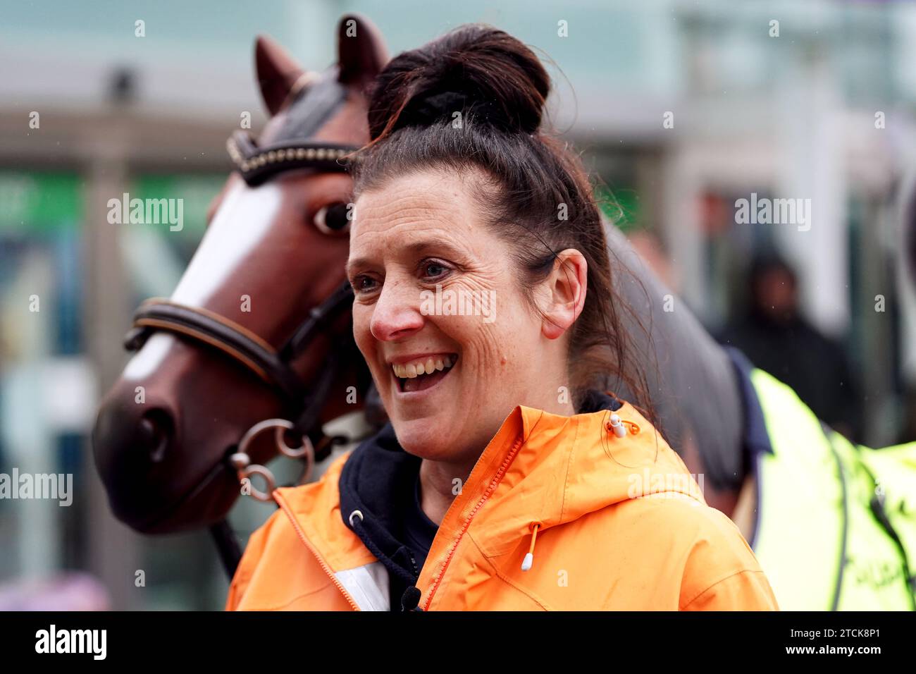 Emma Webb arrives at the London International Horse Show at ExCel ...