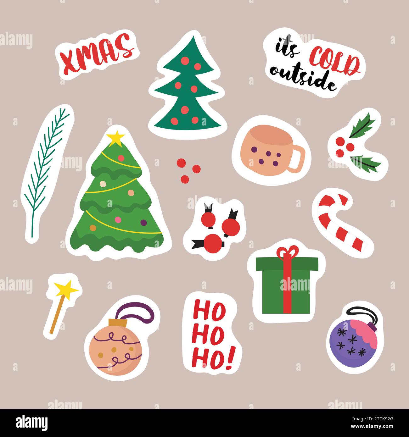 Doodle stickers hi-res stock photography and images - Alamy